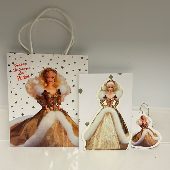Hallmark | Party Supplies | 994 Happy Holidays Barbie Hallmark Barbie ...